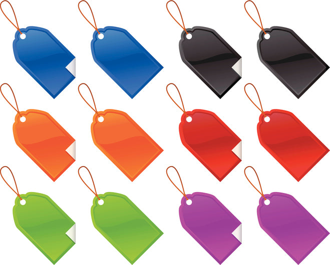 Colored Tags – Frontier Paper & Packaging