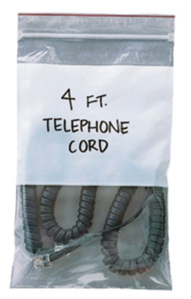 4 Mil White Block MiniGrip Bags – Frontier Paper & Packaging